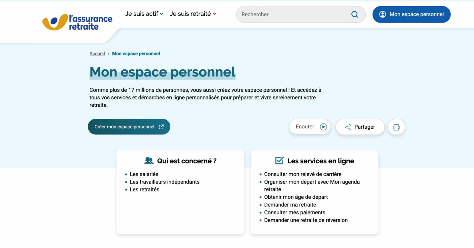 Comment contacter l'assurance retraite par e-mail